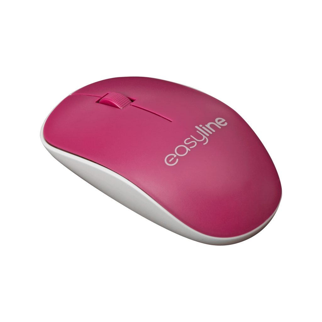 Easy Line Mouse EL-995135 - Magenta, USB ratón Ambidiestro Bluetooth ...